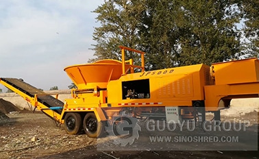10-30t/h Tree Root / Wood Stump Crushing Machines For Sale