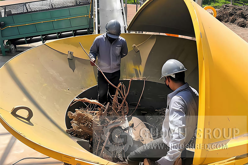 10-30t/h Tree Root / Wood Stump Crushing Machines For Sale